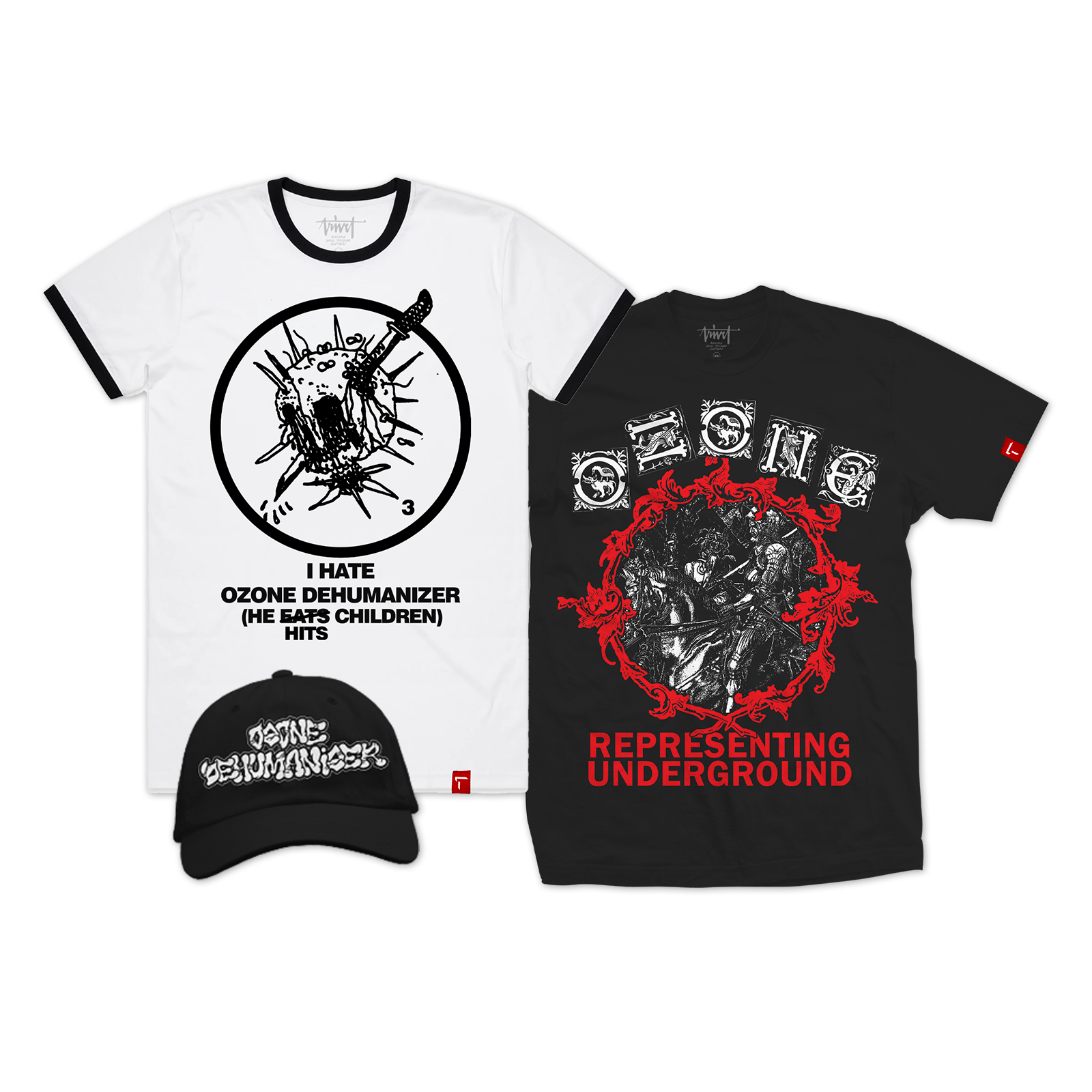 Ozone Dehumanizer – Merch Bundle - Trivel Party